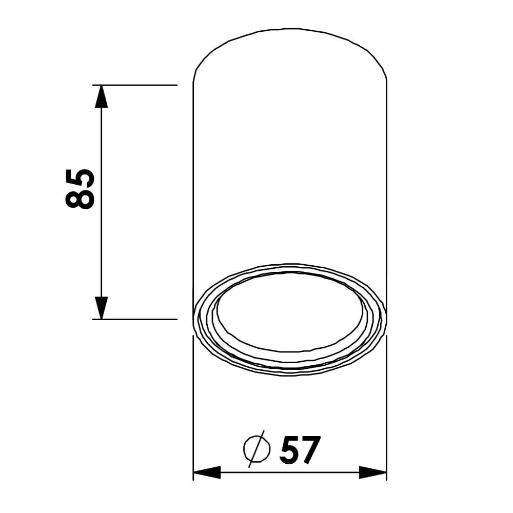 Plafon LISSE II | Newline